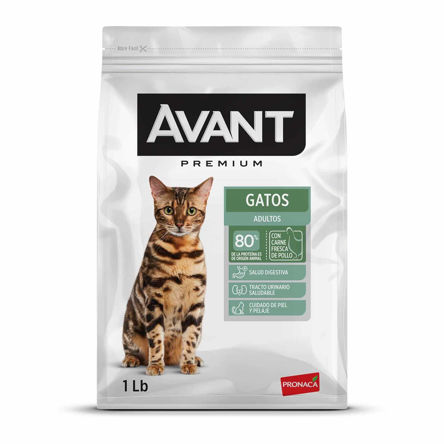 Alimento Para Gato Adulto Premium AVANT 454 G - Supermaxi
