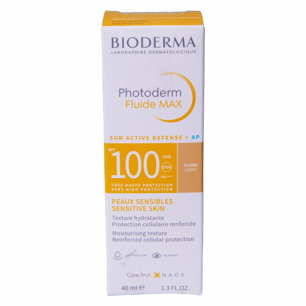 Protector Solar SPF 100 Photoderm Fluide Max BIODERMA 40 Ml - Supermaxi