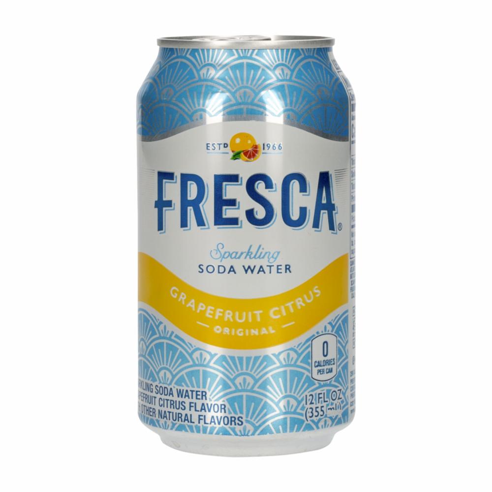Agua Gasificada Cítrica Sabor Toronja FRESCA 355 Ml - Supermaxi