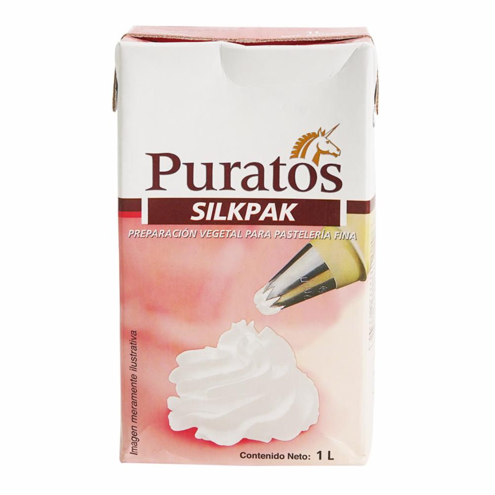 Crema Chantilly Vegetal Silkpak PURATOS 1 Litro - Supermaxi
