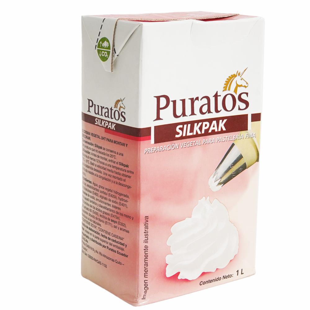 Crema Chantilly Vegetal Silkpak PURATOS 1 Litro - Supermaxi