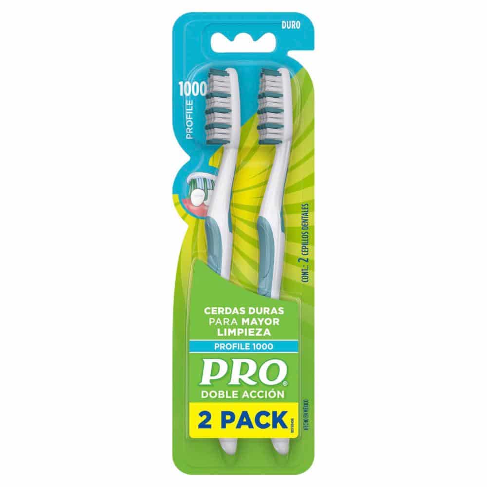 Cepillo Dental Doble Acción Profile 1000 PRO X2 Uds - Supermaxi
