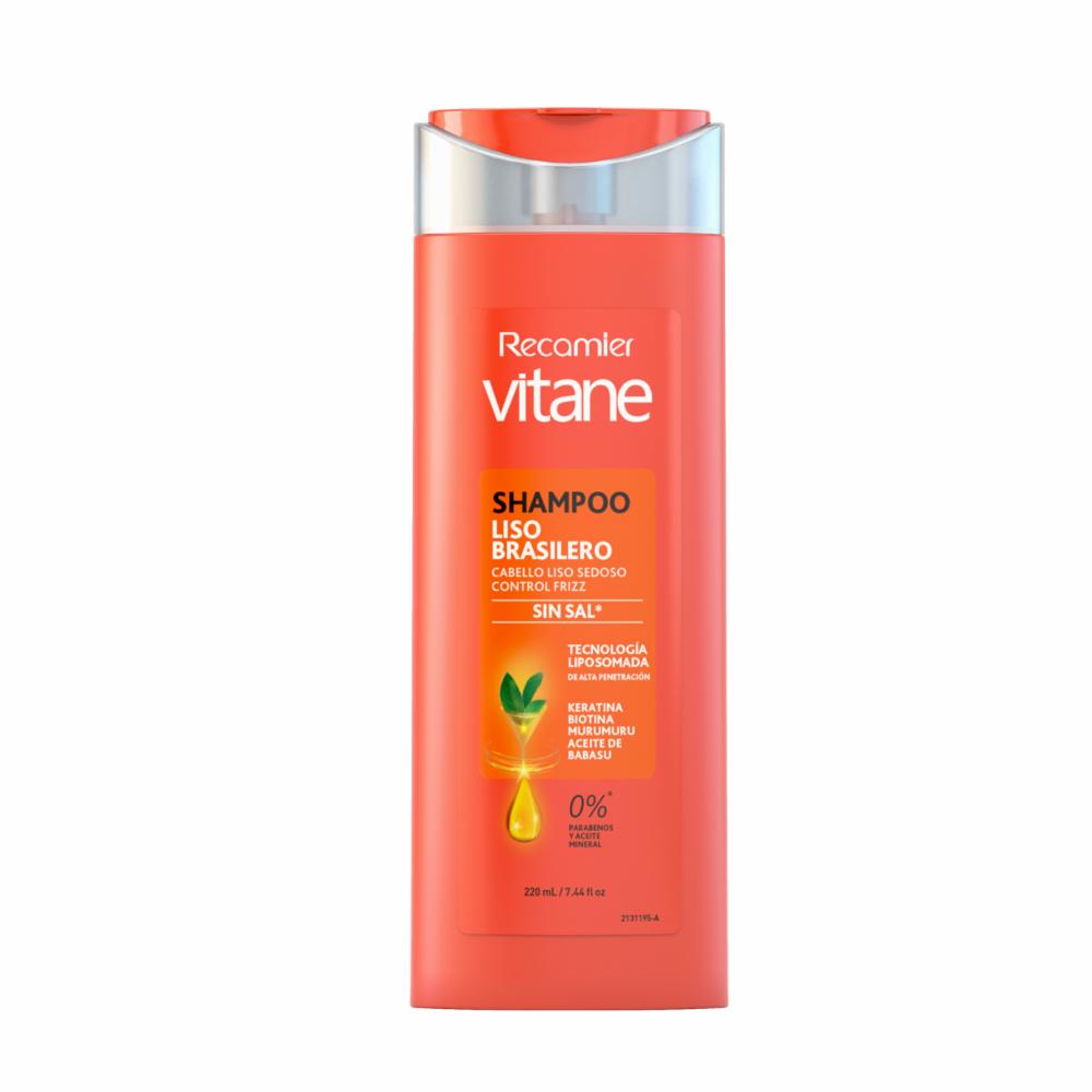 Shampoo Para Cabello Liso Brasileño VITANE 220 Ml - Supermaxi