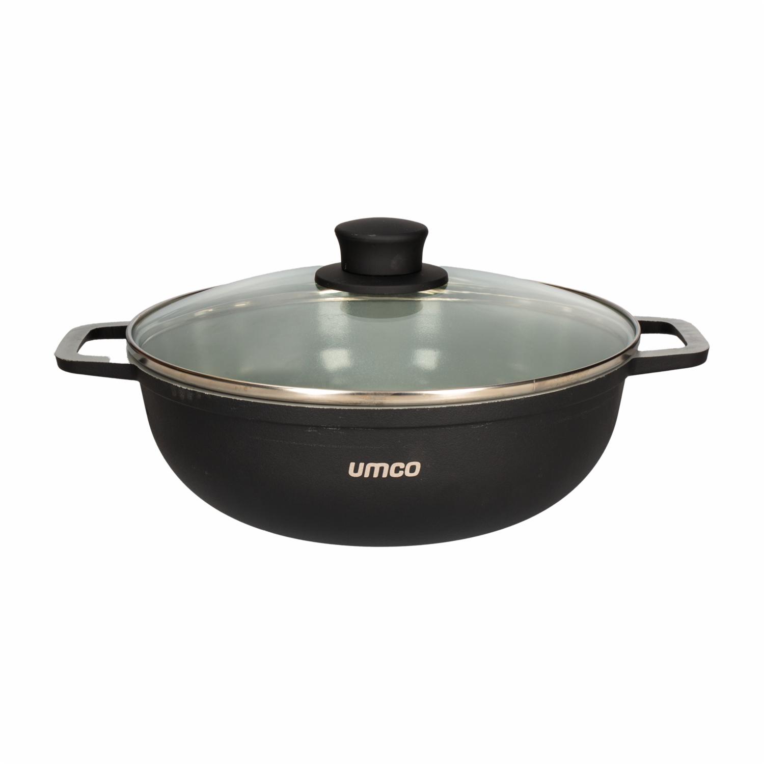 Caldero Fundido Cerámica Negro UMCO 20 Cm - Supermaxi