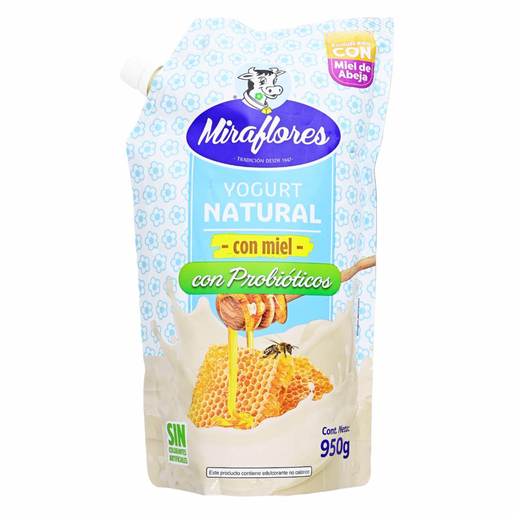 Yogurt Natural Con Miel MIRAFLORES 950 G - Supermaxi