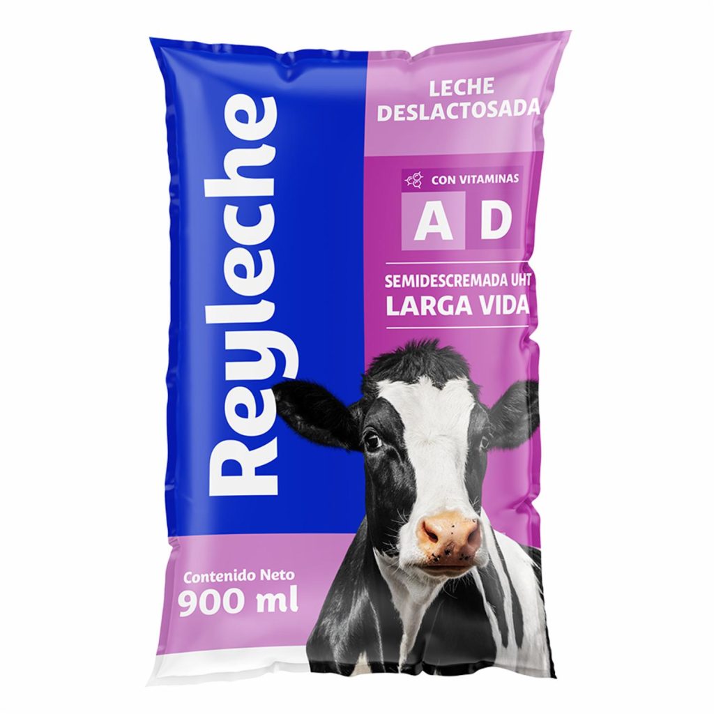 Leche Deslactosada Larga Vida Uht REY LECHE Funda 900 Ml - Supermaxi