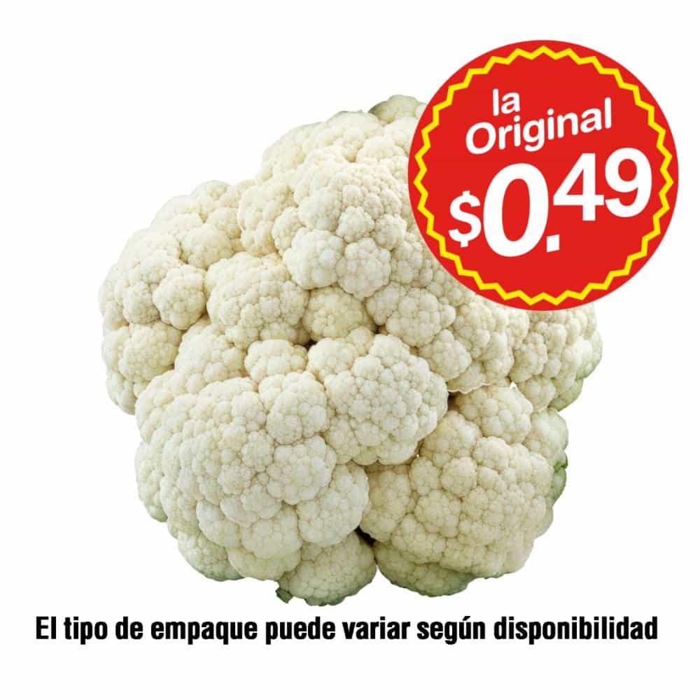 Coliflor Fresco LA ORIGINAL 450 G - Supermaxi