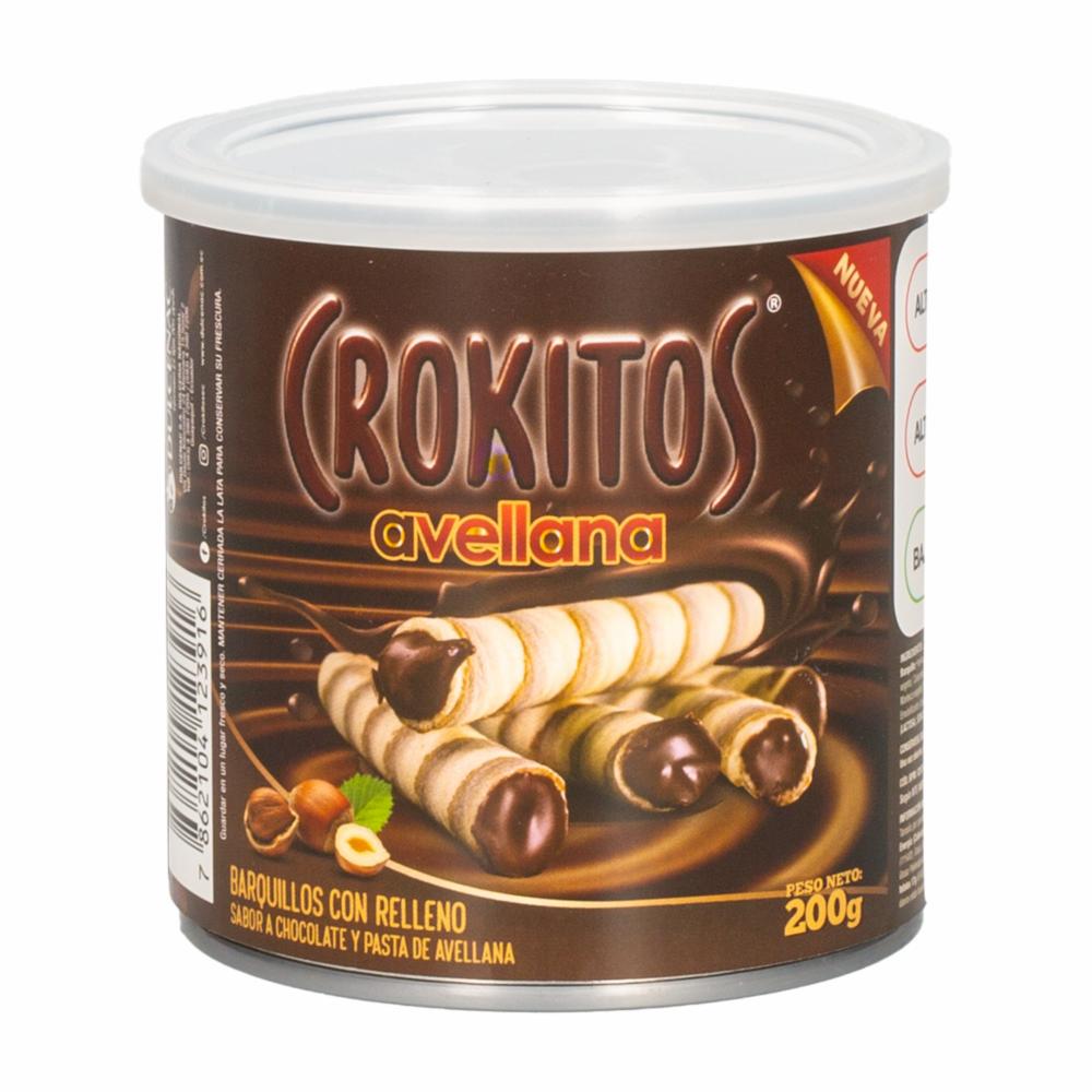 Barquillos De Avellana En Lata CROKITOS 200 G - Supermaxi