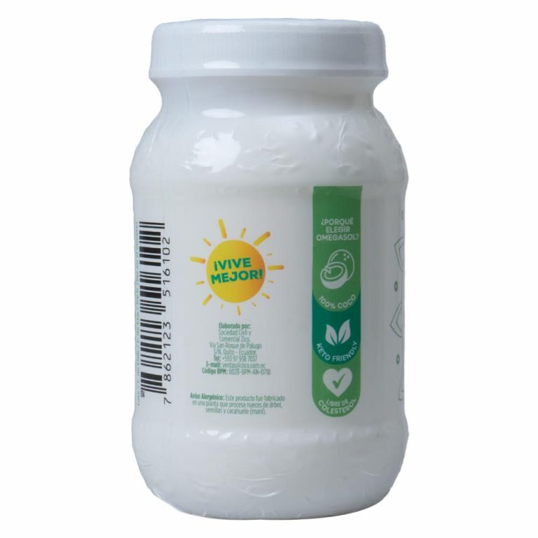 Aceite Comestible De Coco OMEGASOL 450 G - Supermaxi