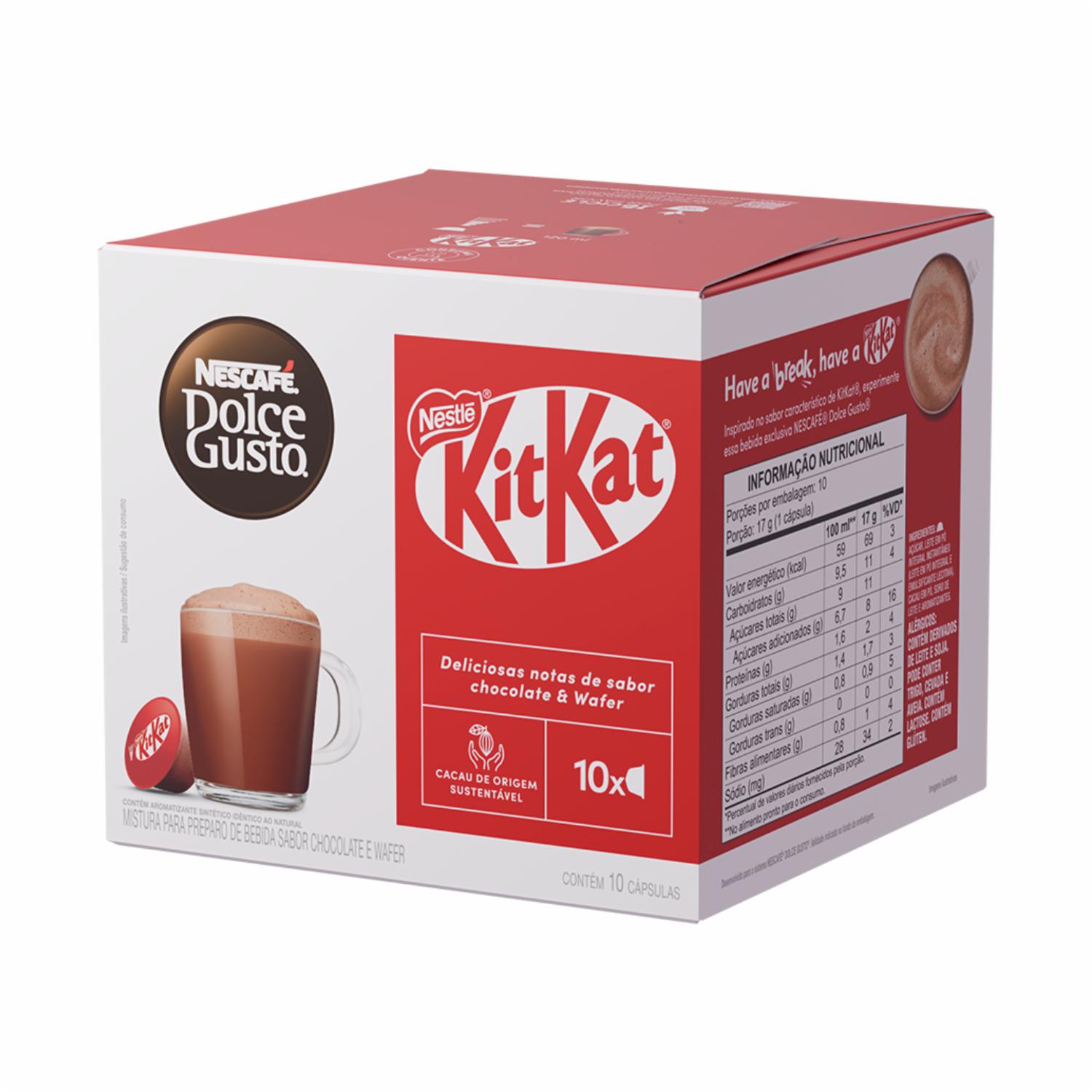 Café En Capsulas Sabor Kit Kat NESCAFÉ DOLCE GUSTO 170 G - Supermaxi