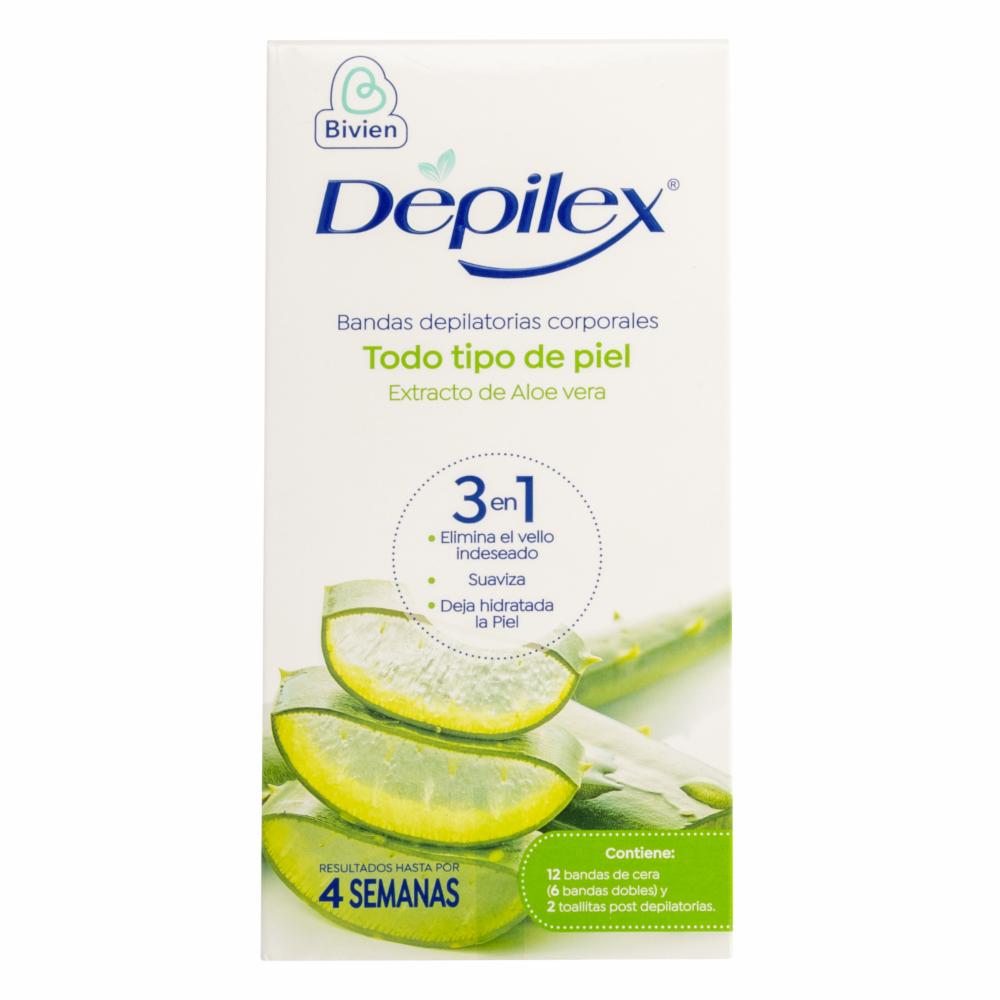 Bandas Depiladoras Corporales Para Todo Tipo De Piel Con Extracto De ...