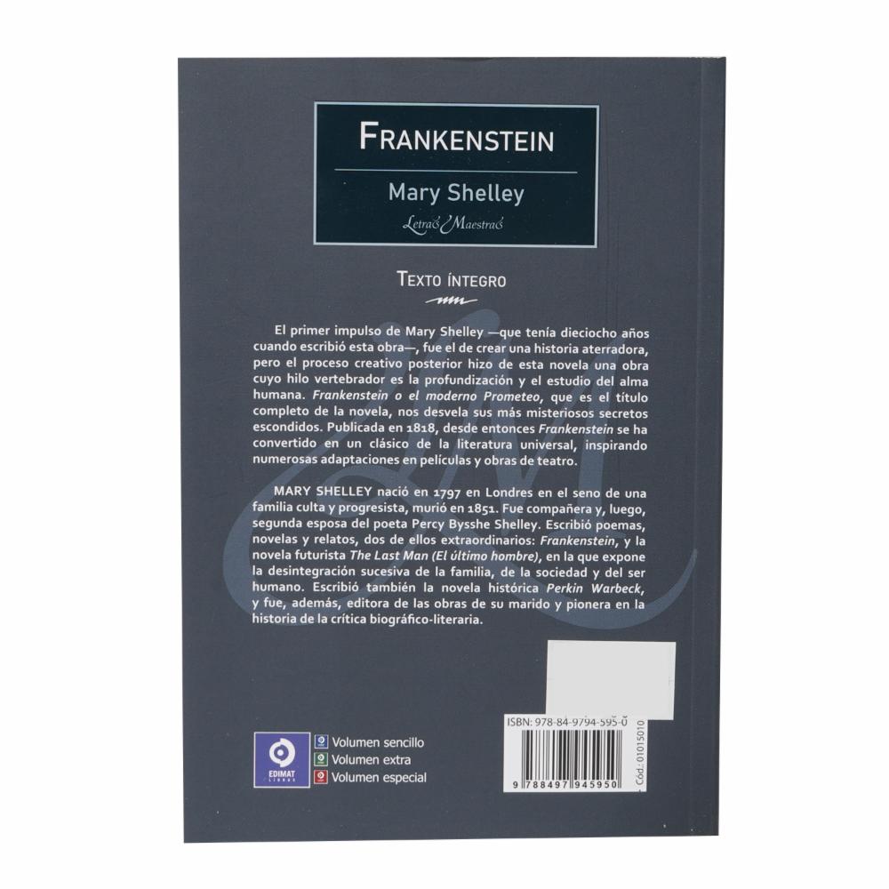 Libro Frankenstein EDIMAT 222 Páginas - Supermaxi