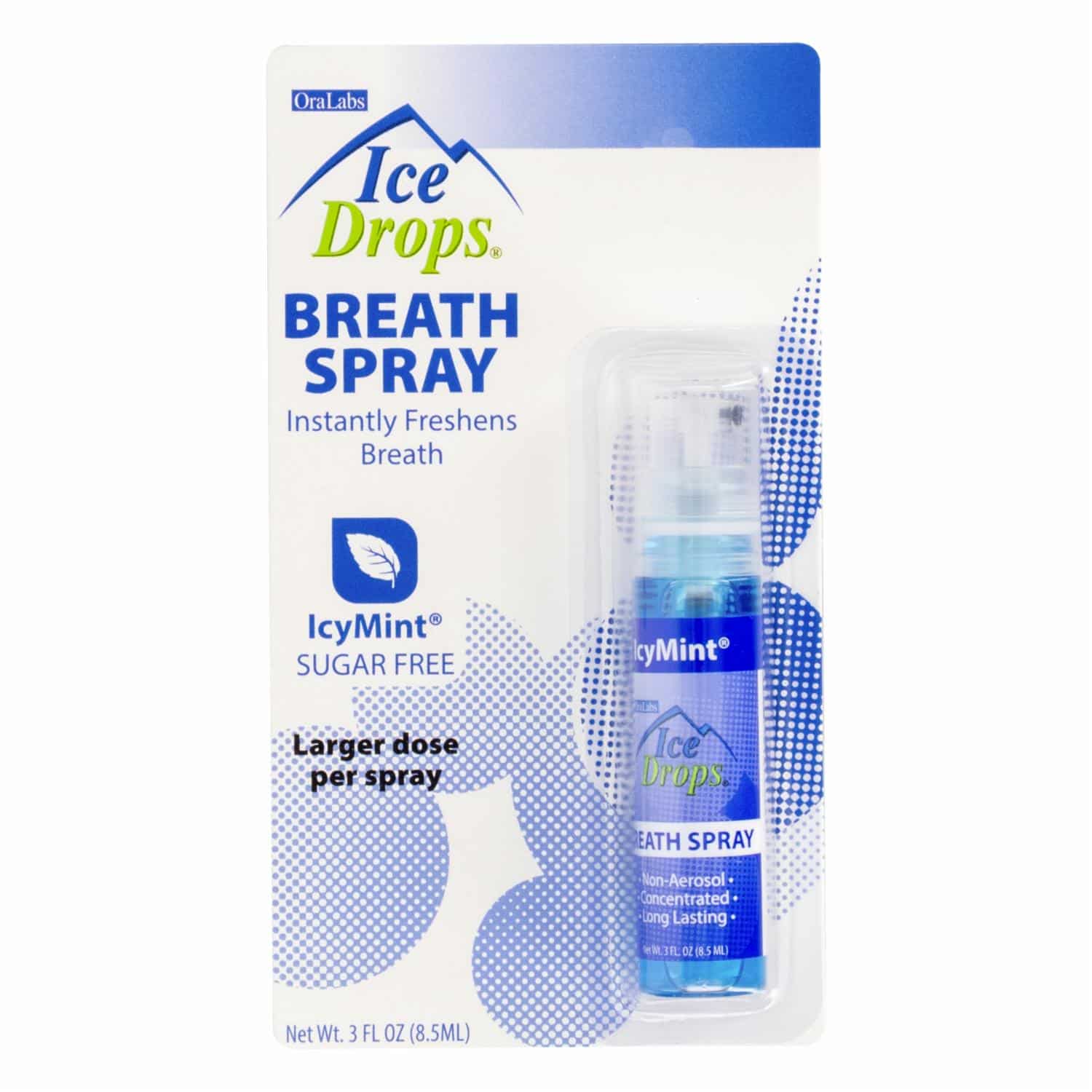 Spray Bucal Icy Mint Sin Azúcar ICE DROPS 8,50 Ml - Supermaxi
