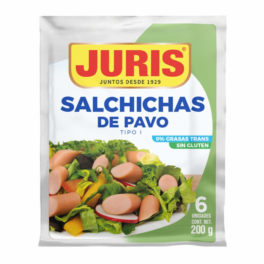 Salchichas Tipo I De Pavo JURIS 200 G - Supermaxi