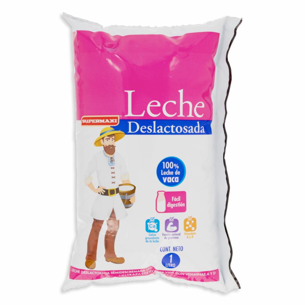 Leche Deslactosada Ultrapasteurizada SUPERMAXI 1000 Ml - Supermaxi
