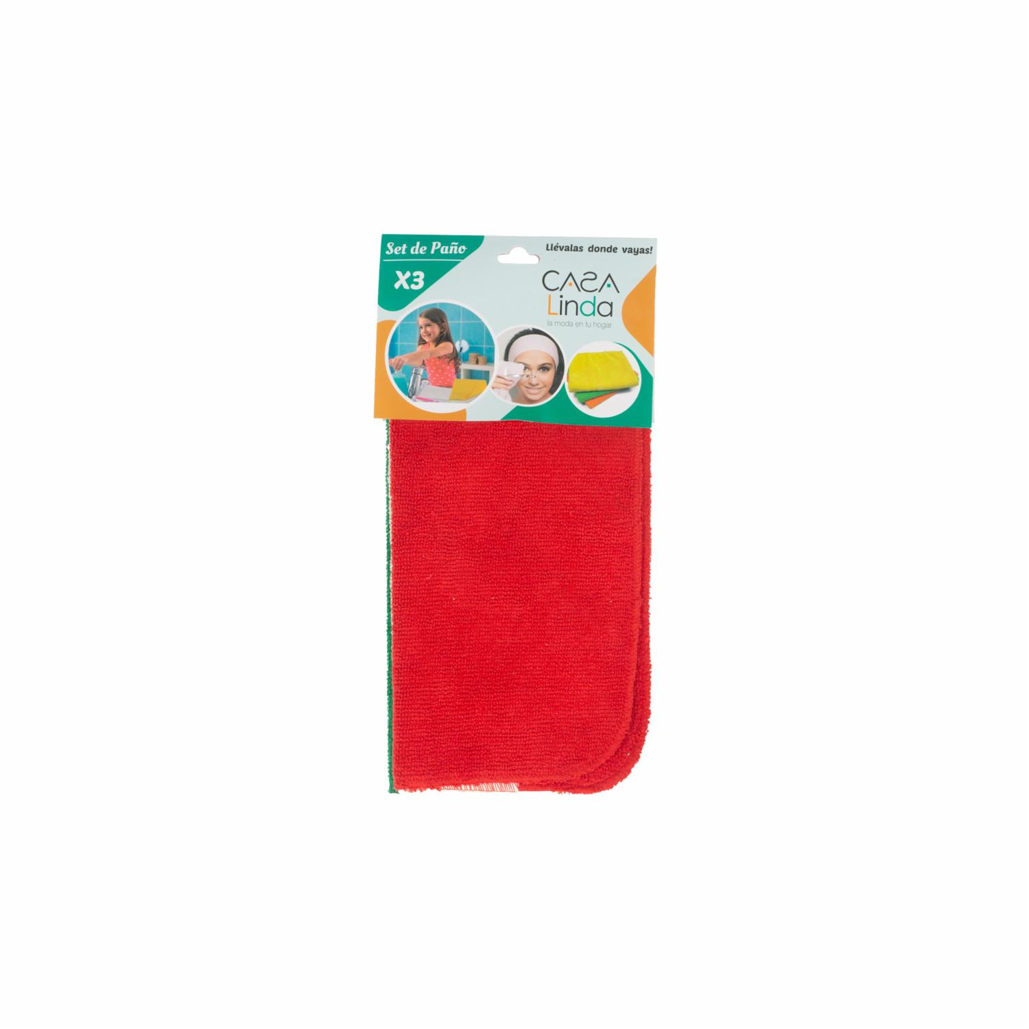 Paño Multiusos Navidad Set X 3 Uds CASA LINDA 25 X 25 Cm - Supermaxi
