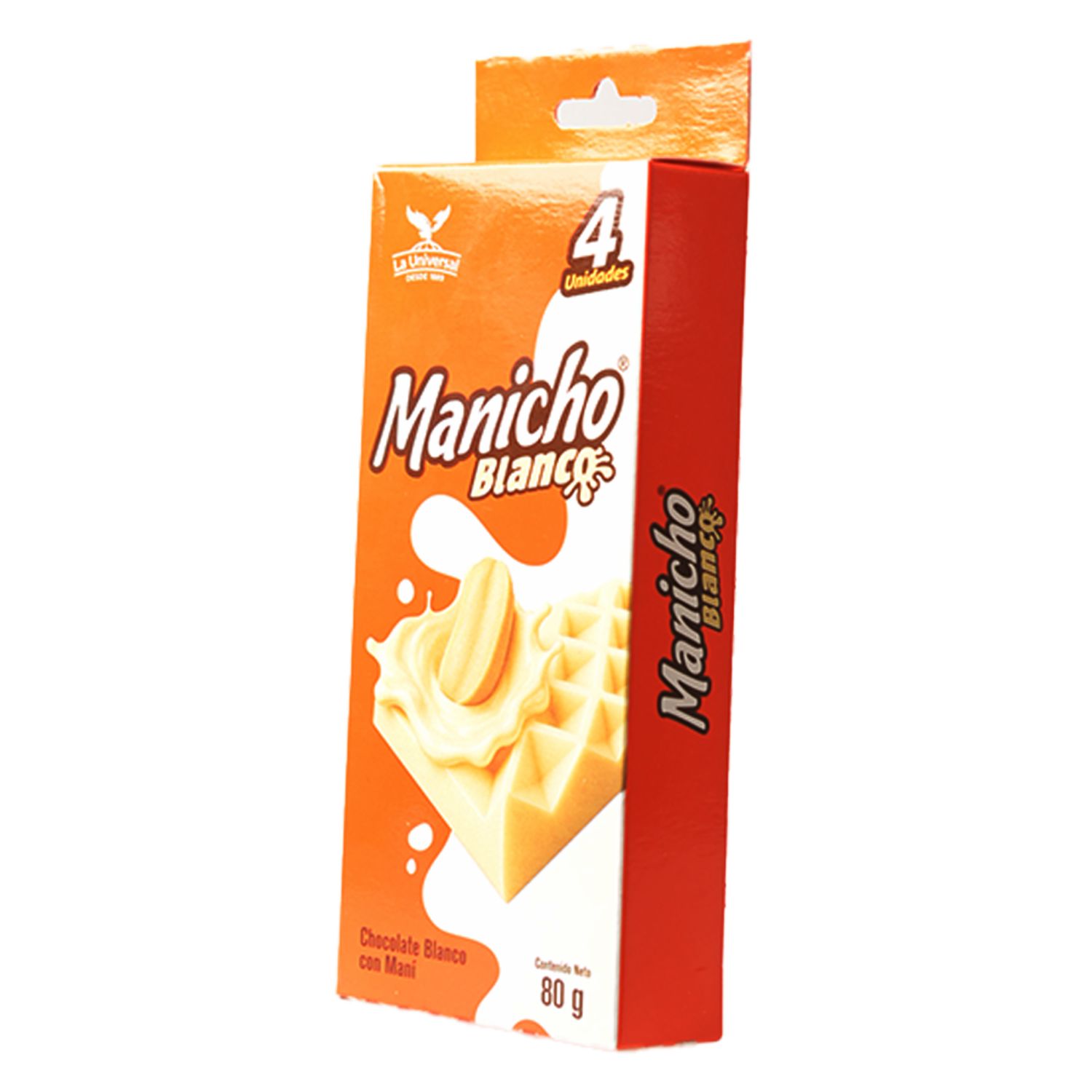 Chocolate Blanco Con Maní MANICHO 80 G - Supermaxi