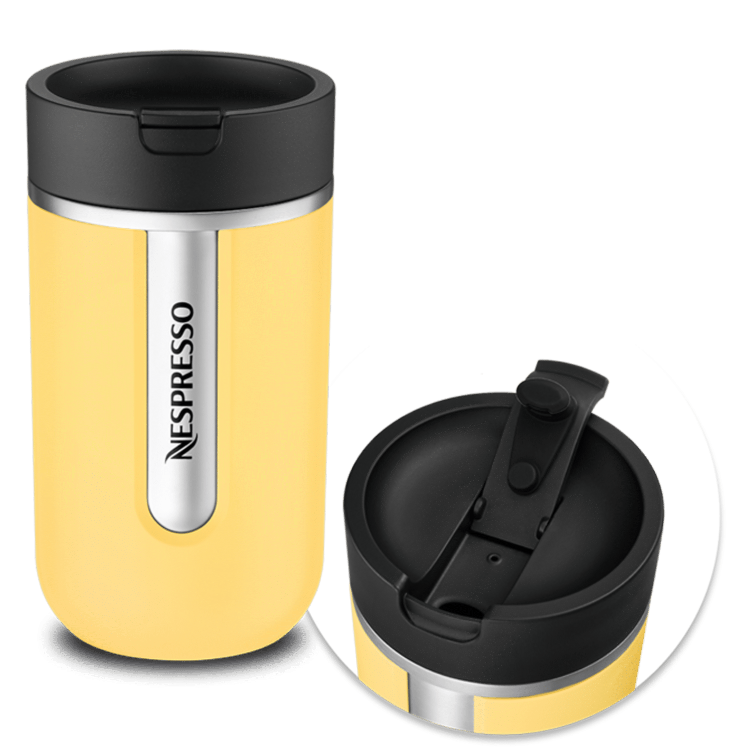 Travel Mug Small - City Sun Yellow NESPRESSO 300 Ml - Supermaxi