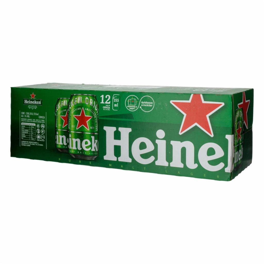 Cerveza Lata HEINEKEN 12 X 355 ML - Supermaxi
